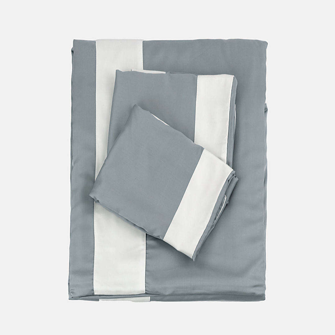 CAPA DUVET QUEEN VALENTINO GRIS C/ FR